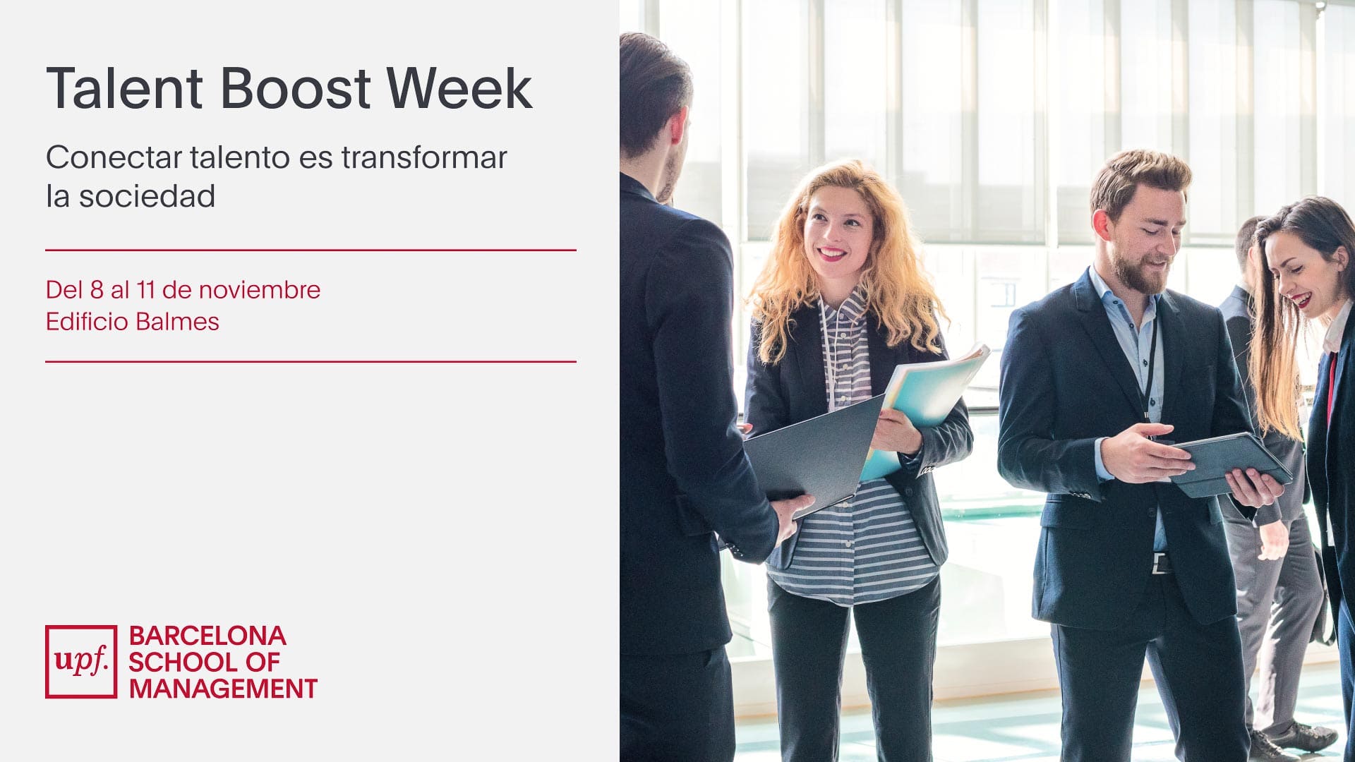 La UPF-BSM organiza 'Talent Boost Week', el evento de empleabilidad ...