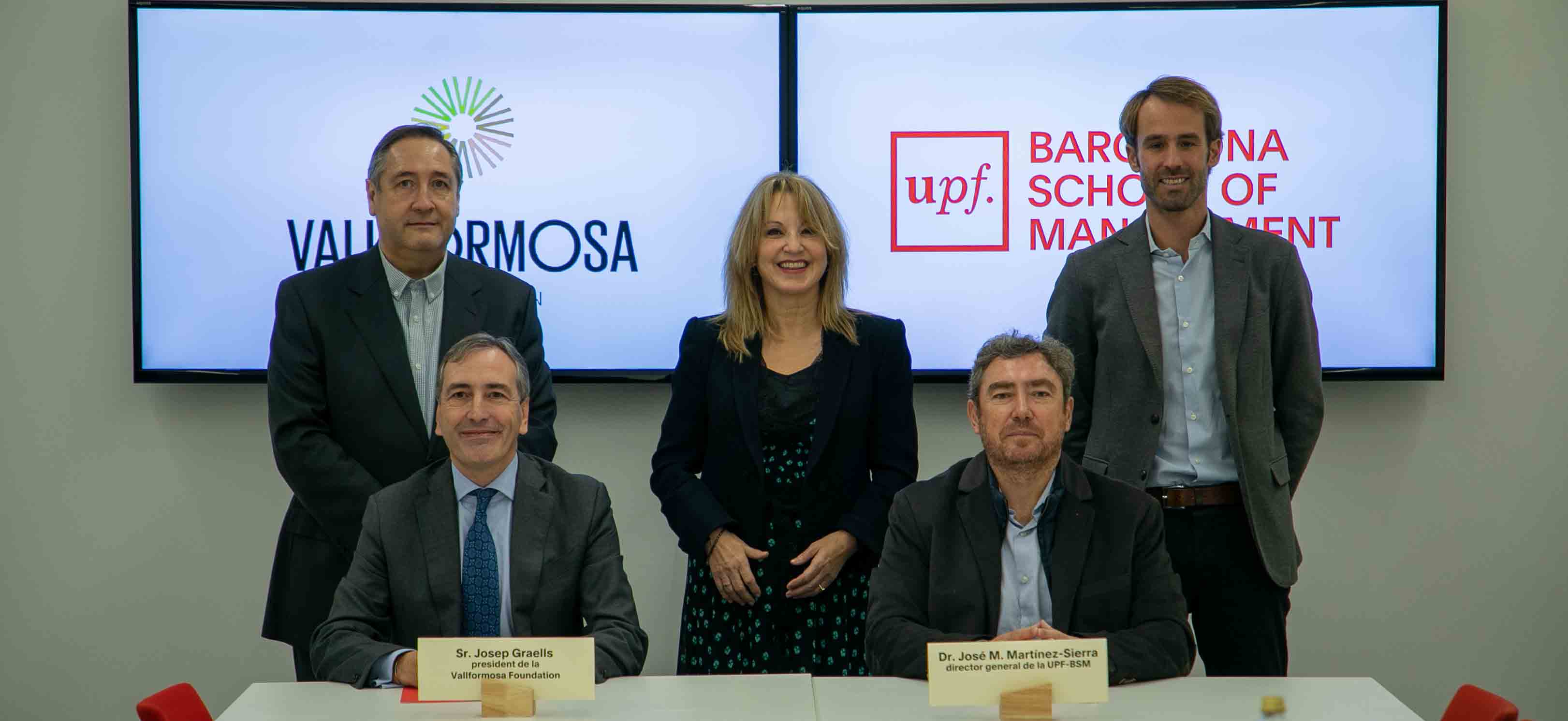 La UPF Barcelona School of Management y la Vallformosa Foundation ...