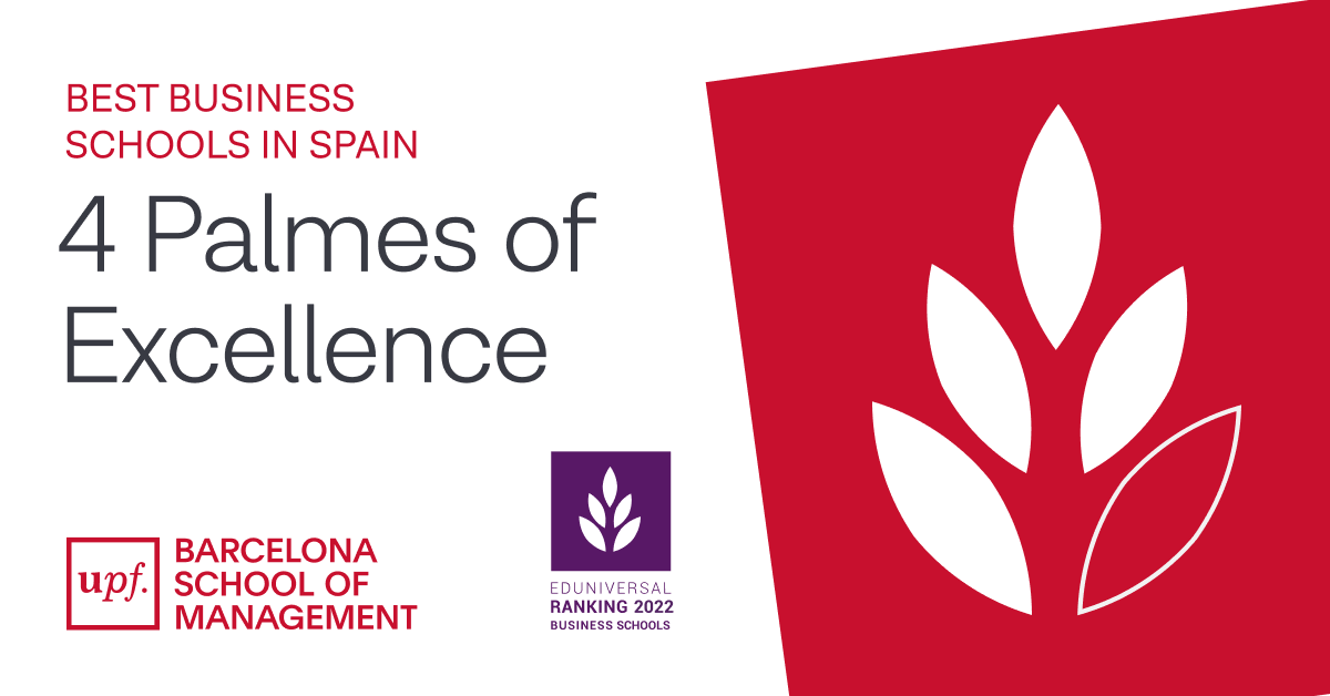 La UPF-BSM, reconocida por segundo año consecutivo como escuela con ...