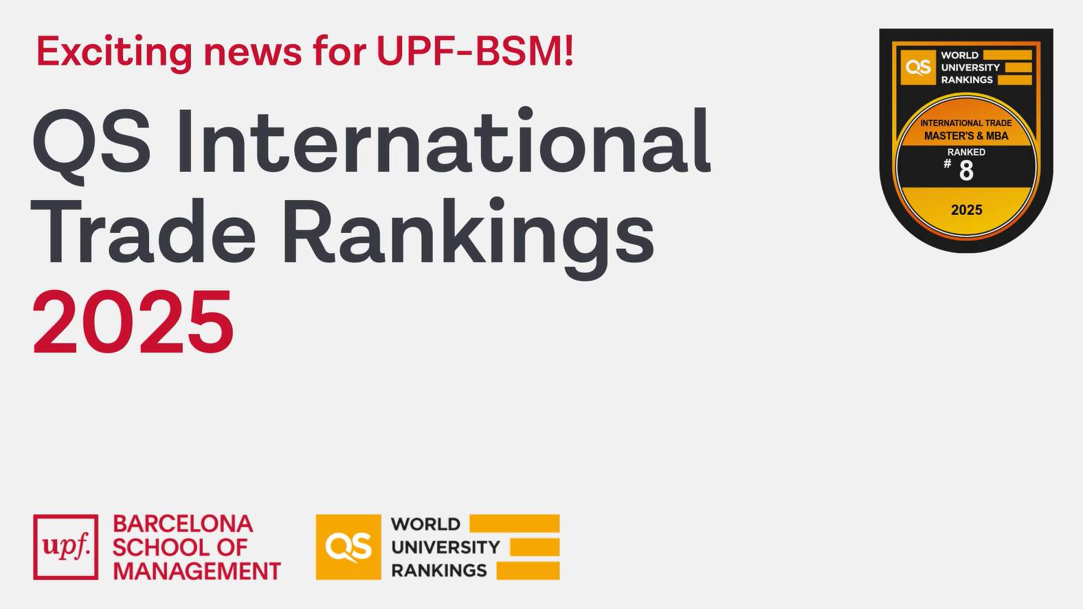 The Master of Science in International Business at UPF-BSM, the best in ...